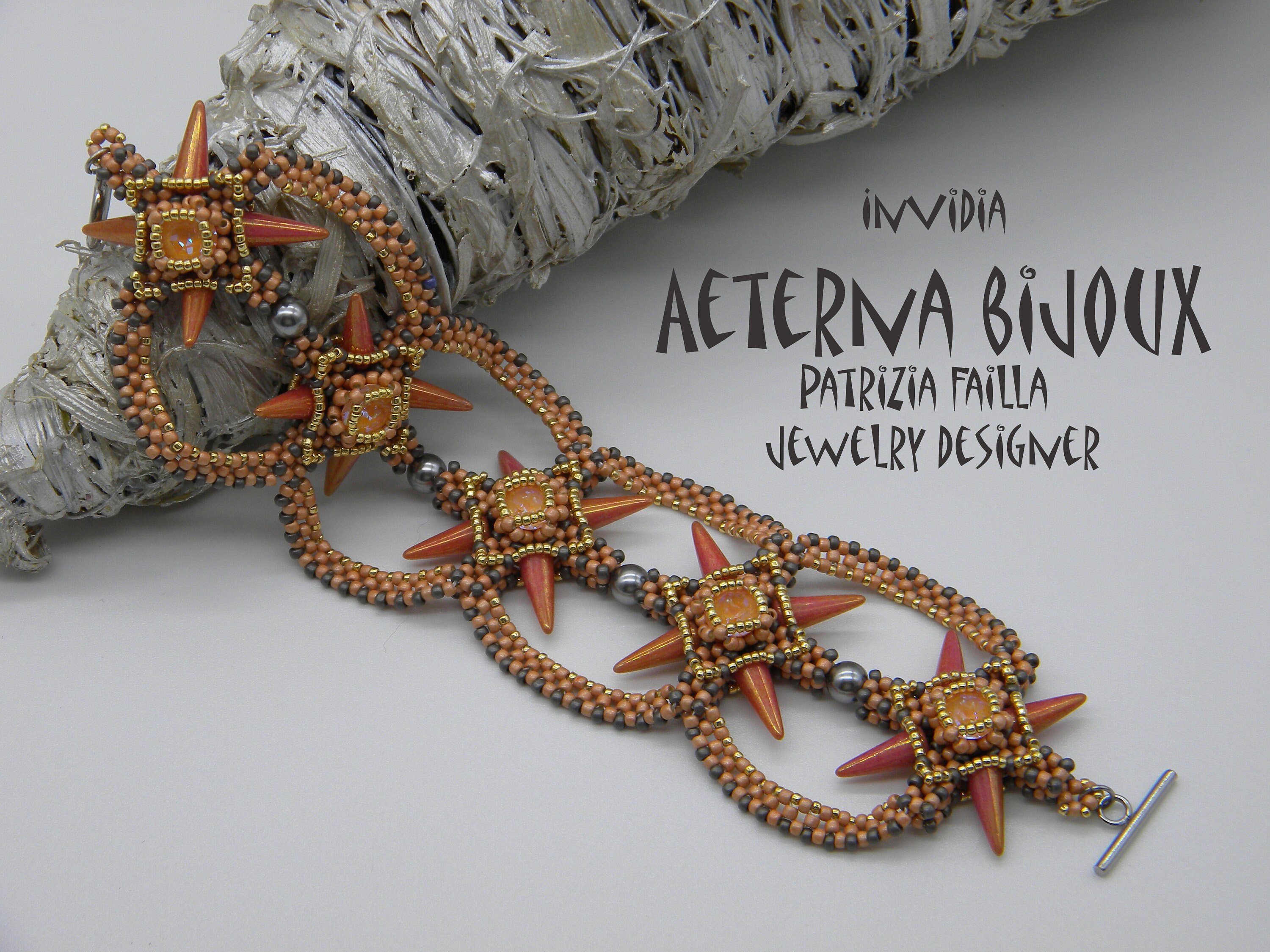 Beading Tutorials and Patterns Invidia- Beadwork, Bead Pattern, Bead ...