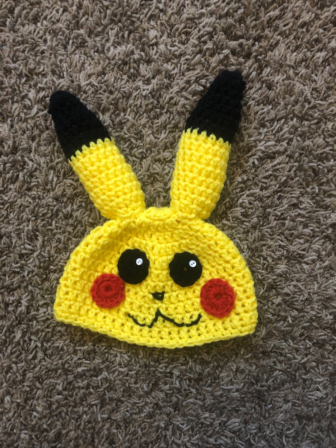 Pikachu Hat - Etsy