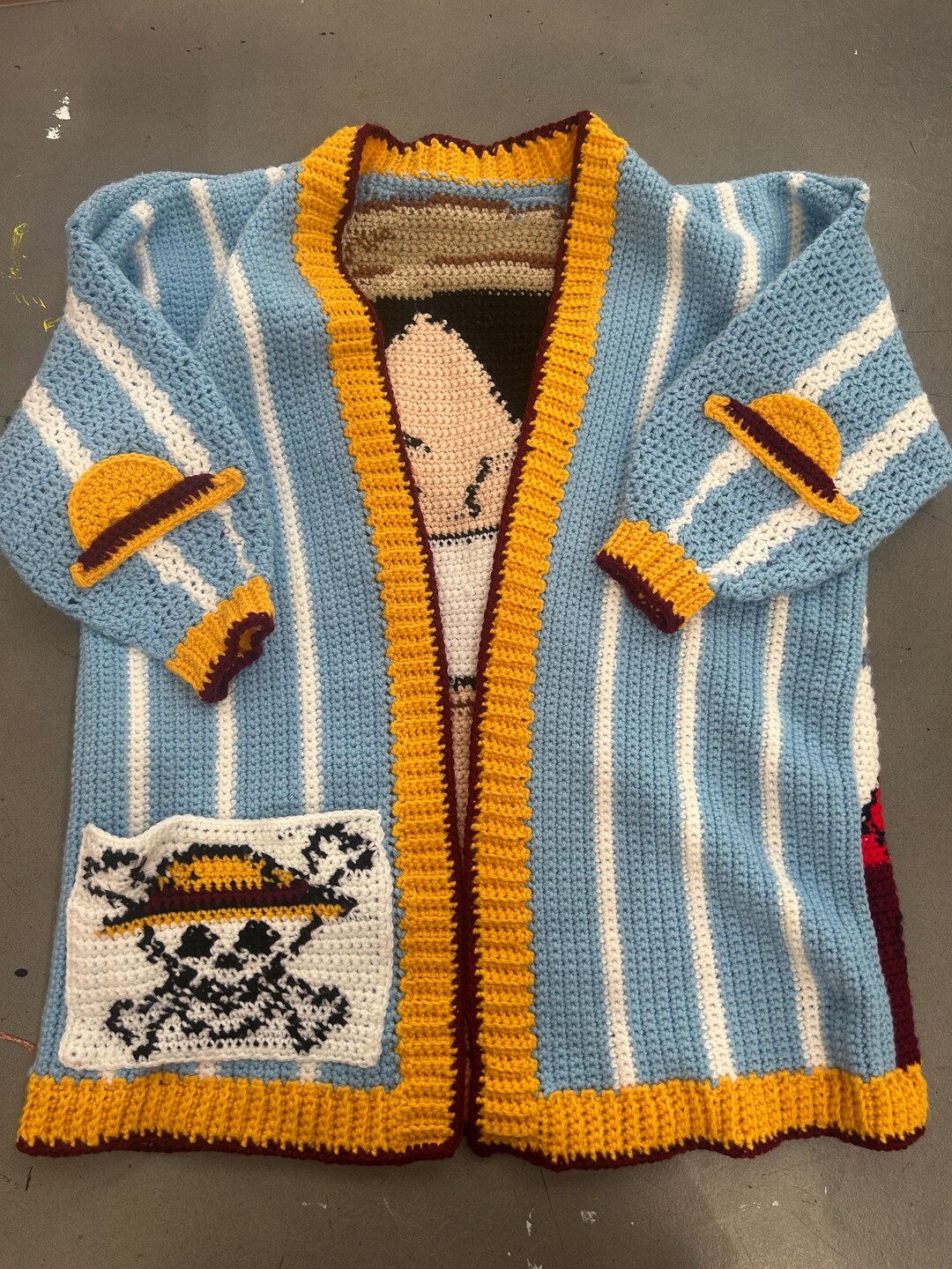 Customizable Luffy Cardigan - Etsy