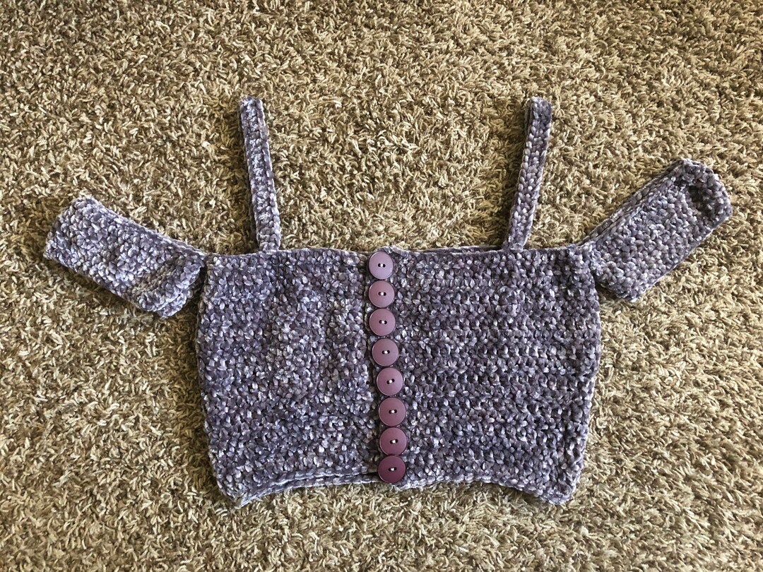 Customized Velvet Crush Crop - Etsy
