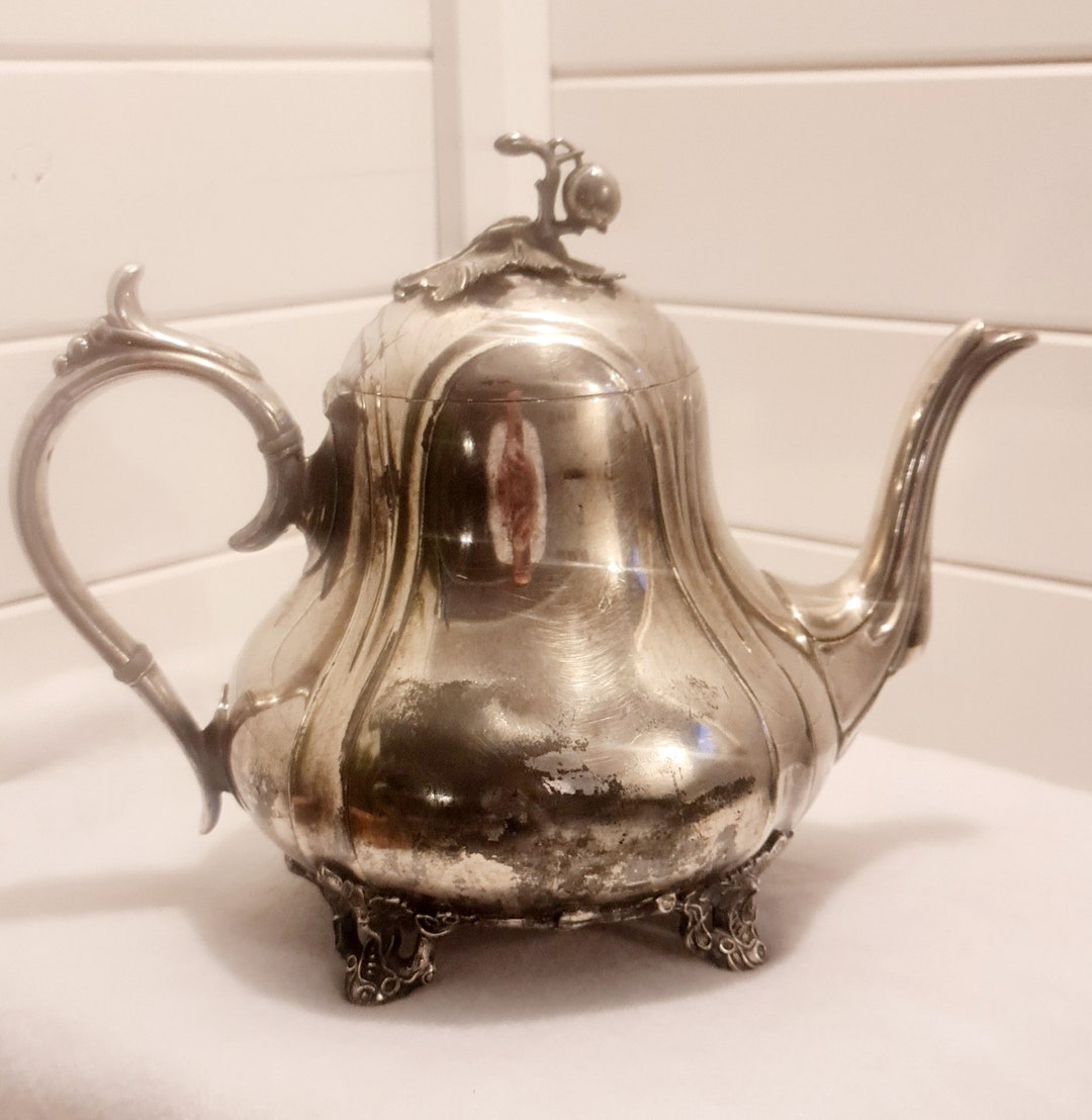 Antique Sheffield Britannia Teapot Silver Plated by Philip Ashberry - Etsy