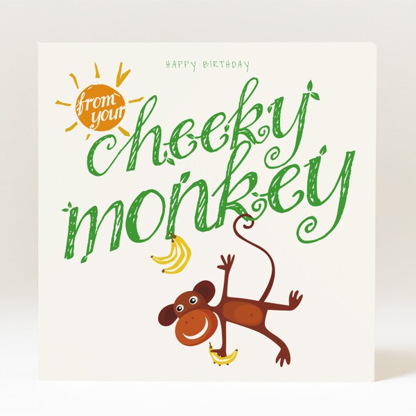 Monkey Card - Etsy