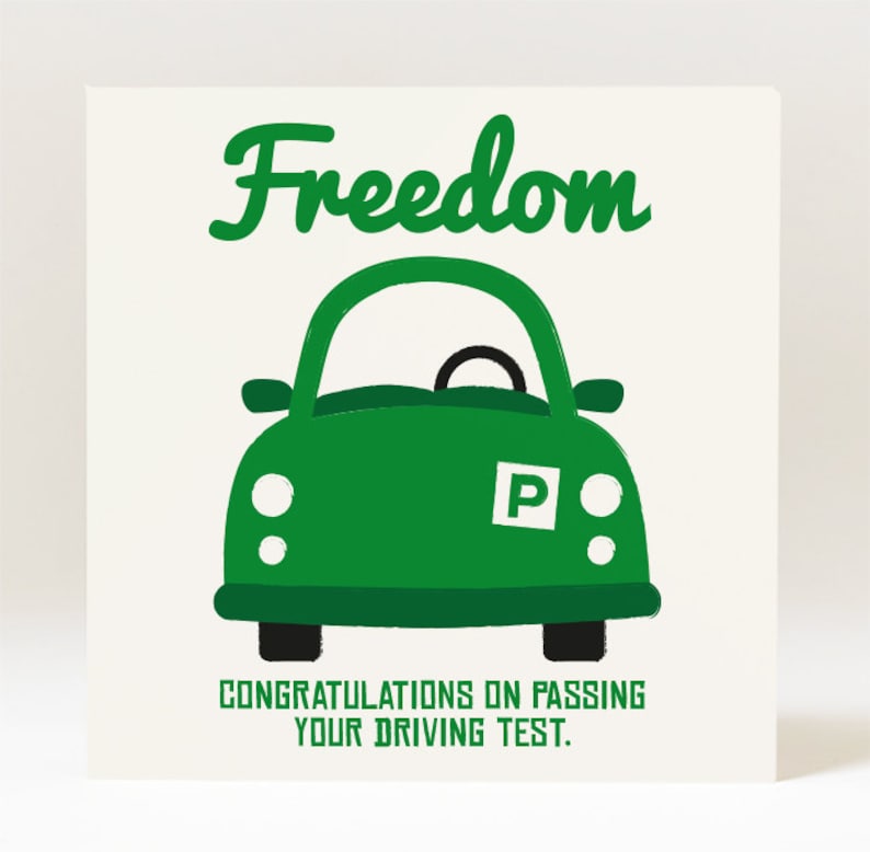 Handmade Congratulations on Passing Your Driving Test Card - Etsy UK