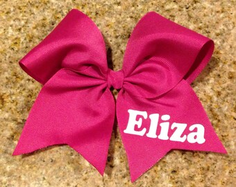 M&M Candy Inspired Cheer Bow | Etsy