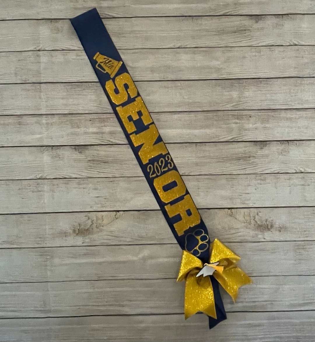 Personalized Senior Cheer Sashes - Etsy