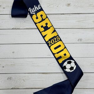 Personalized Senior Soccer Sashes - Etsy