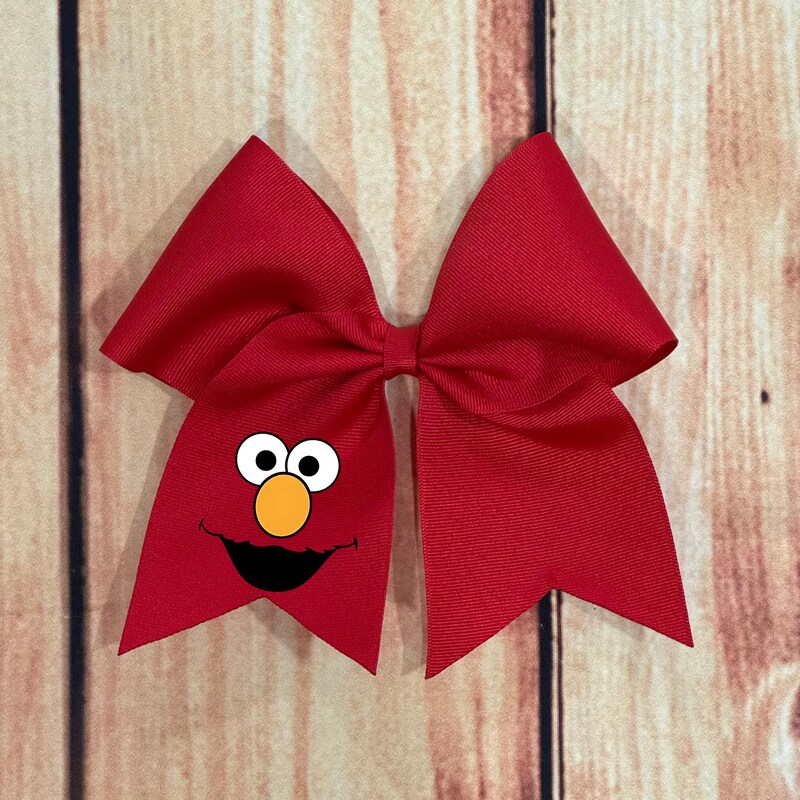 Elmo Hair Bow - Etsy