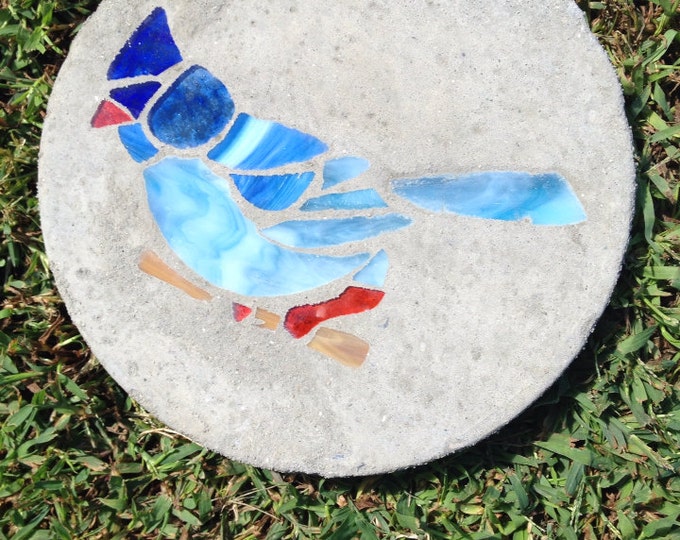 Blue Jay Stepping Stone - Etsy