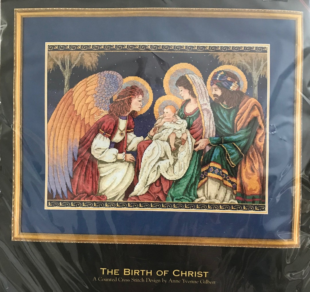 Vintage 1998 Dimensions Gold Collection the Birth of Christ Christmas ...