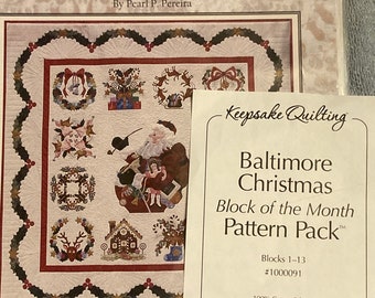 Baltimore Applique Quilt Patterns - Etsy