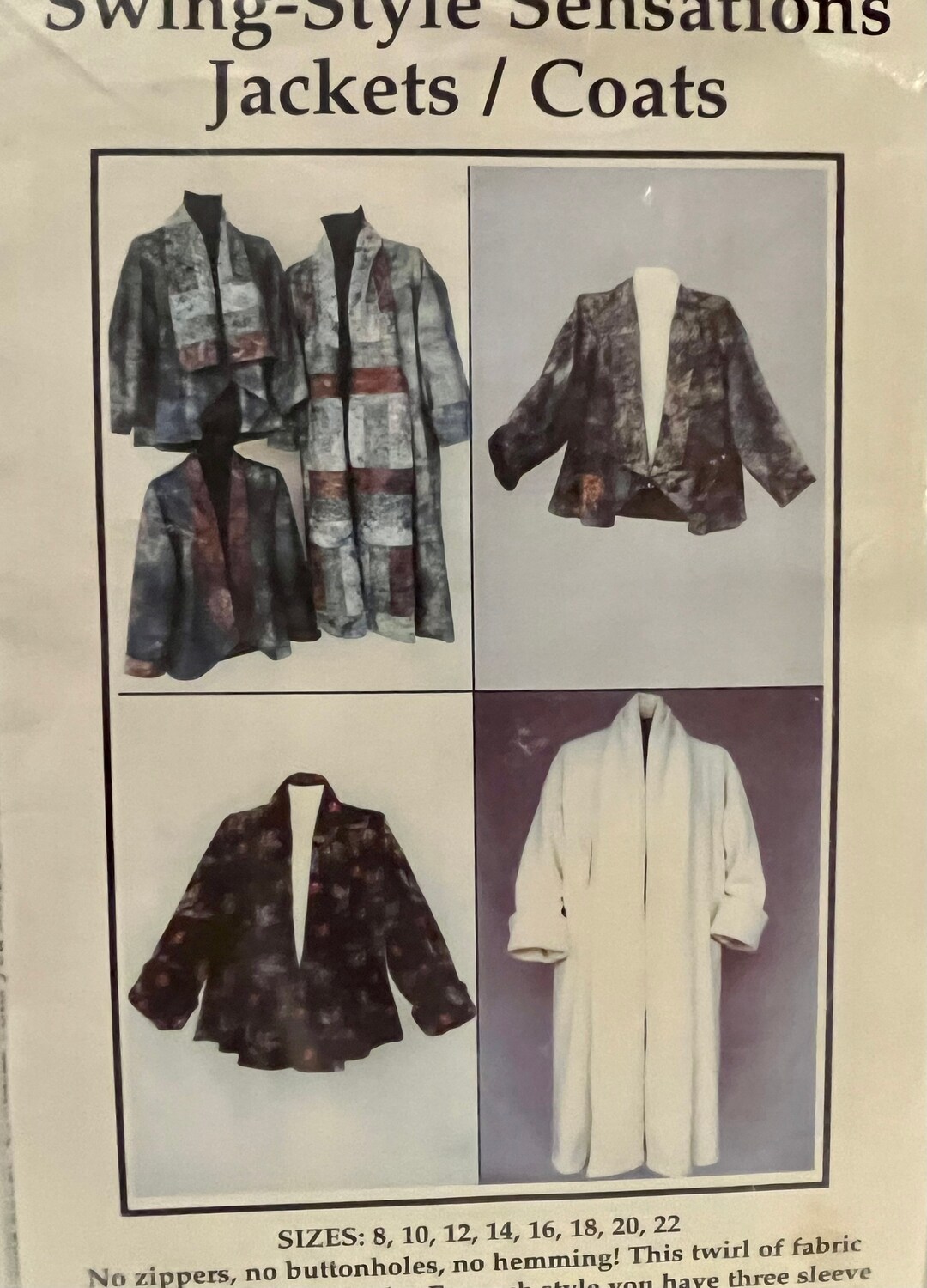 DIY Vintage CNT Pattern Co Uncut Swing Style Sensations - Etsy
