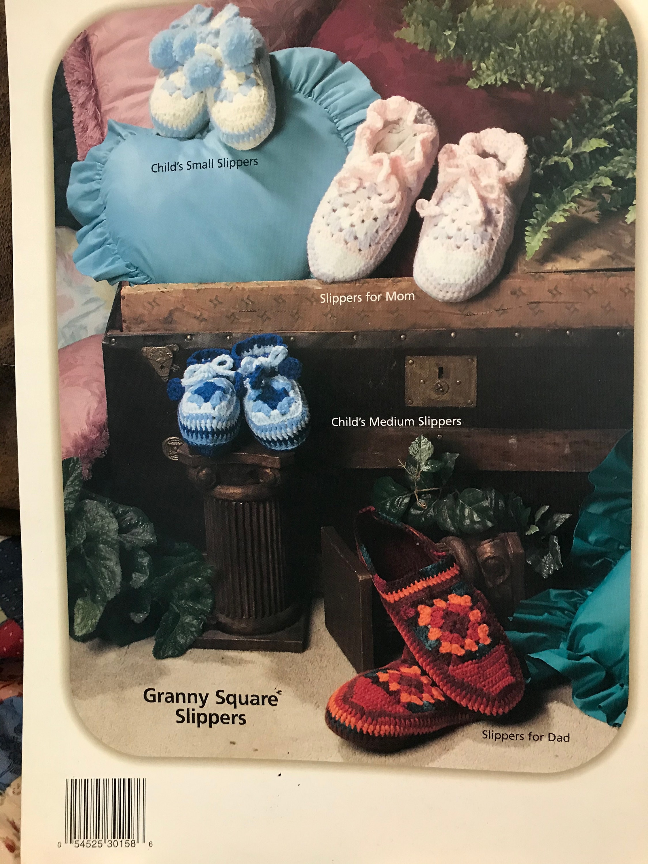 Vintage 1993 Big Book of Slippers Crochet Leaflet Pattern - Etsy UK