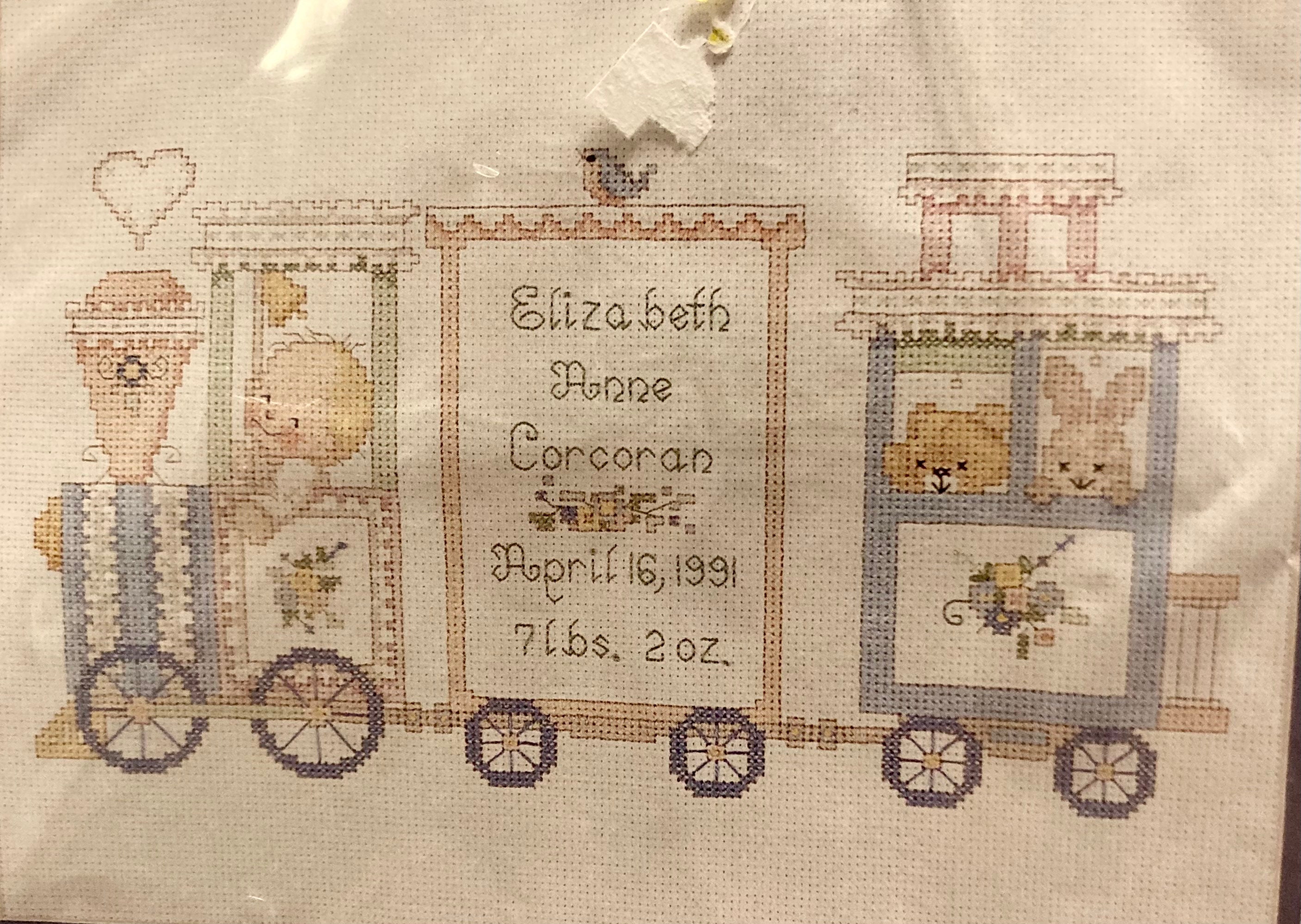 1991 Vintage JCA Baby Collection Babyville Express Train Birth ...