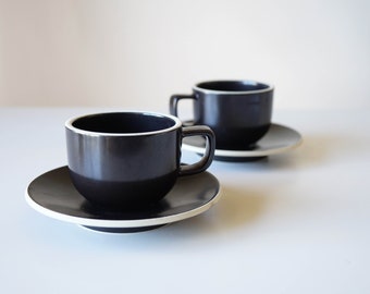 Black tea set | Etsy