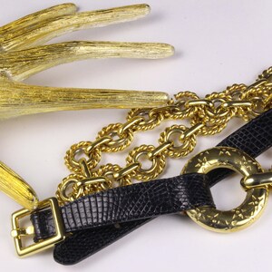 CELINE Vintage Chain Link Belt - Etsy
