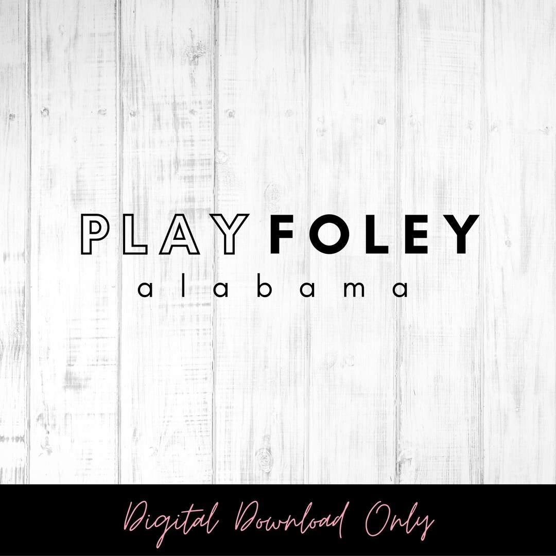 Foley, Alabama SVG, PNG, PDF, Vector Files - Etsy