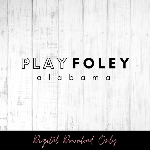 Foley Alabama SVG PNG PDF Vector Files - Etsy