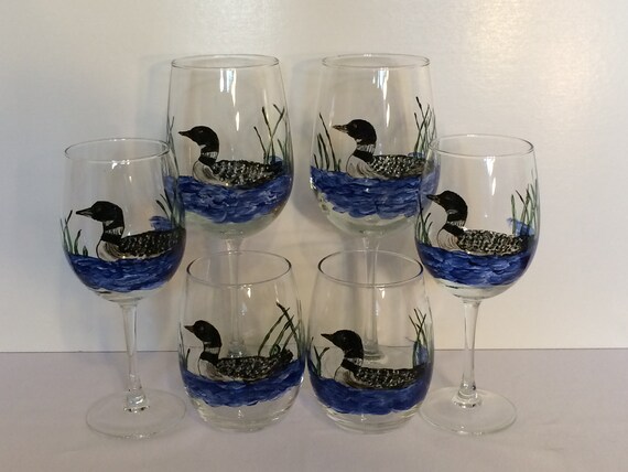 Loon Set of 2 - Etsy