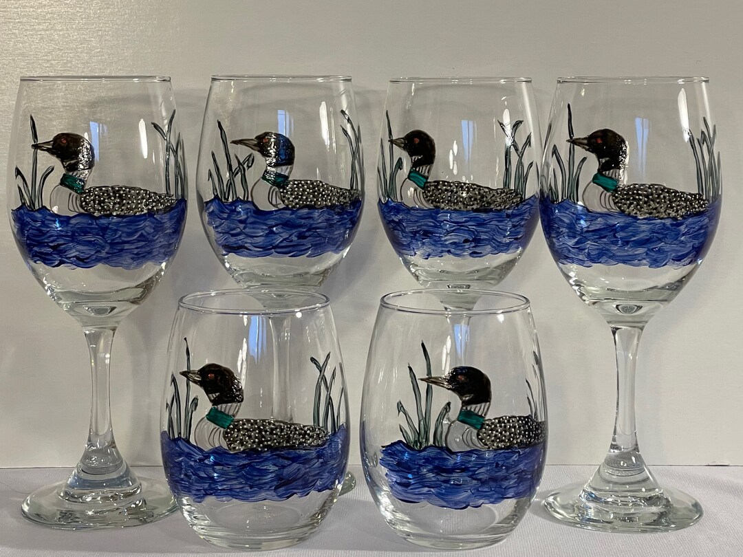 Loon Set of 2 - Etsy