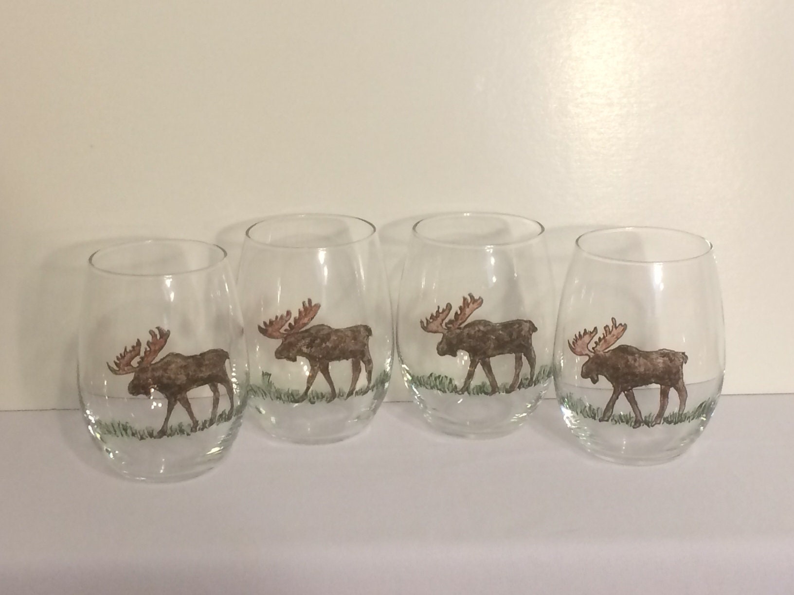 Moose Set of 2 - Etsy