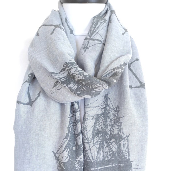 Anchor Scarf - Etsy