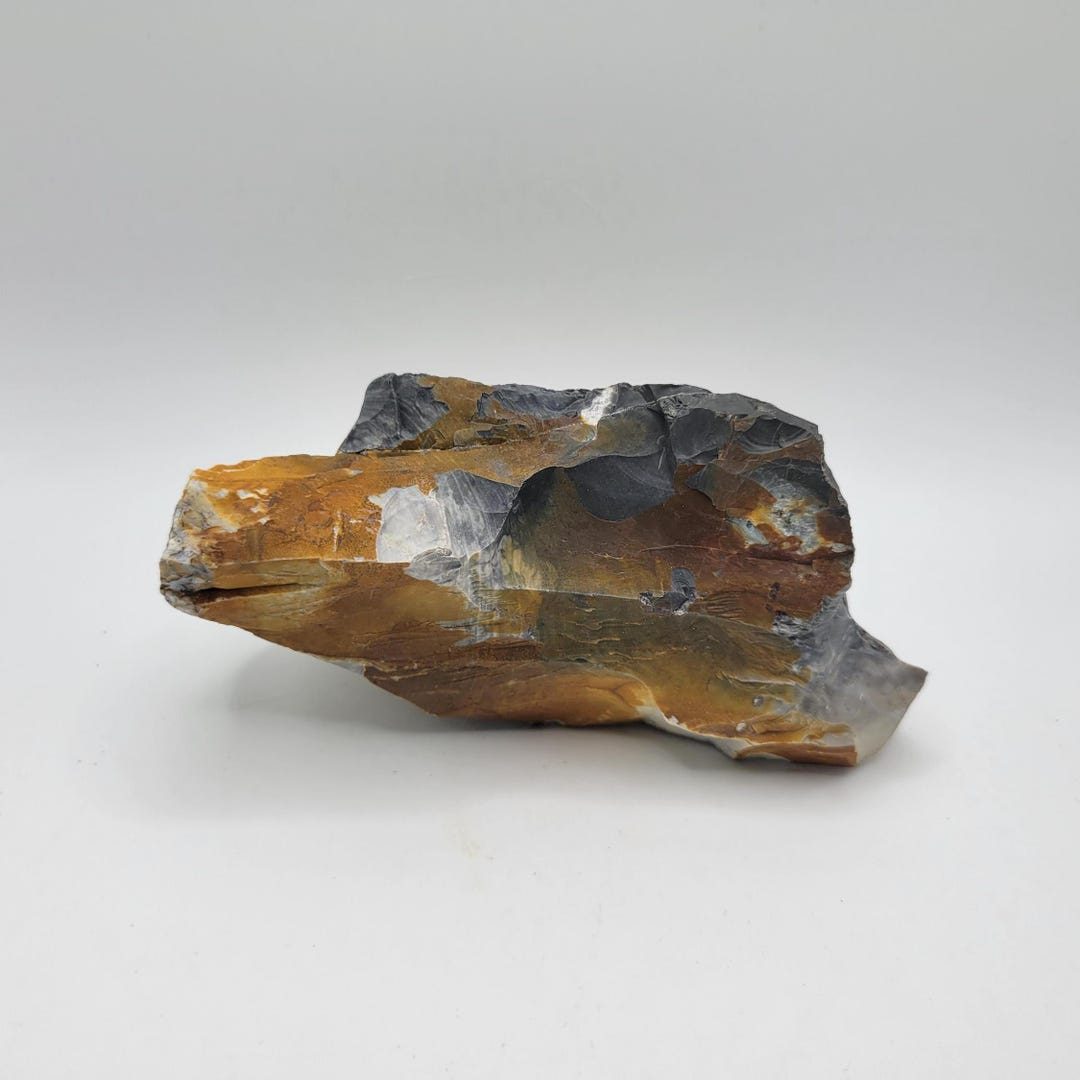 Ohio Rainbow Flint Rough With Quartz Geode - Etsy