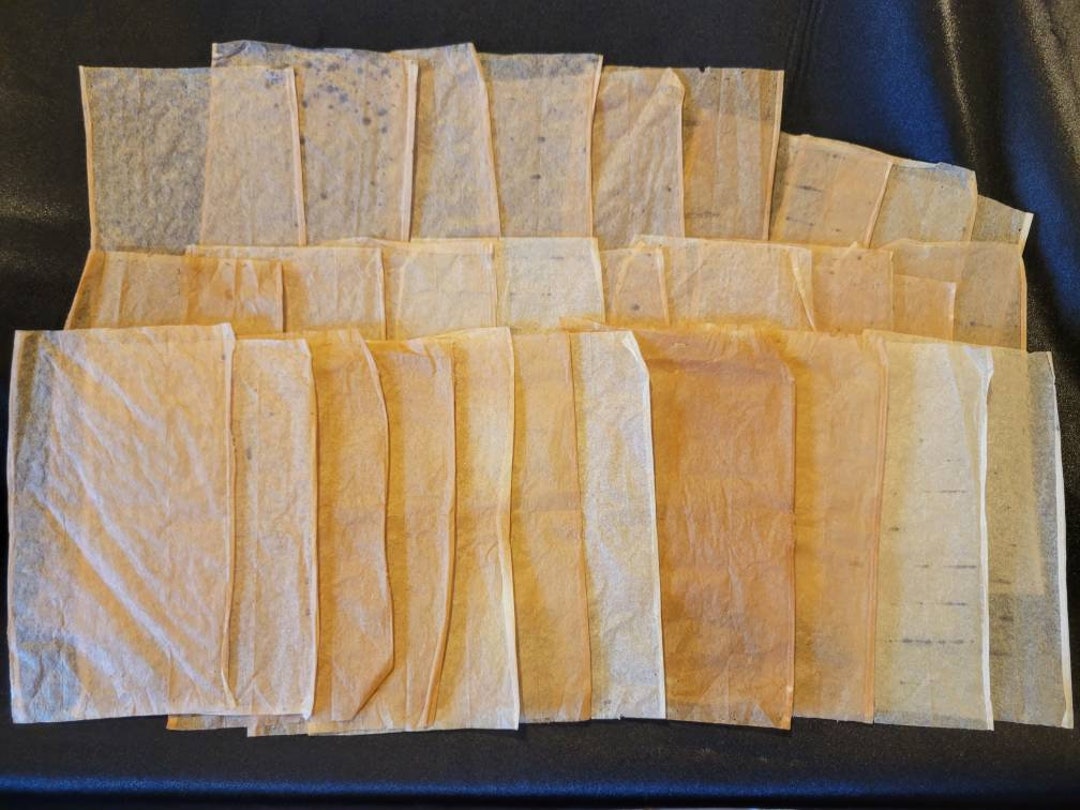 Aged Translucent Craft Sheets (lot of 50 Pages) - Etsy