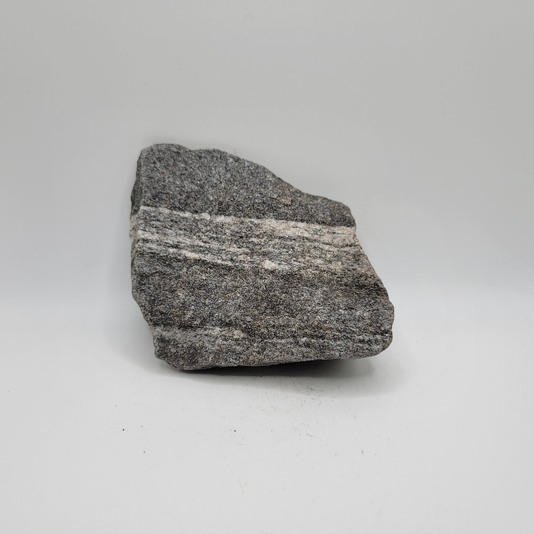 Black and White Banded Granite Rough quartz With Mica Sparkles - Etsy