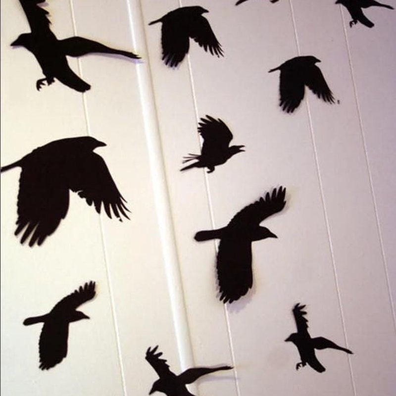 Flying Raven - Etsy