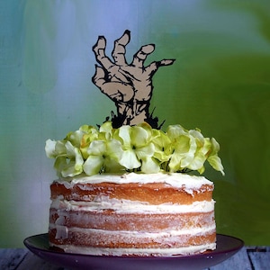 Halloween Cake Topper, Zombie Cake Toppers, Zombie Centerpiece, Custom ...