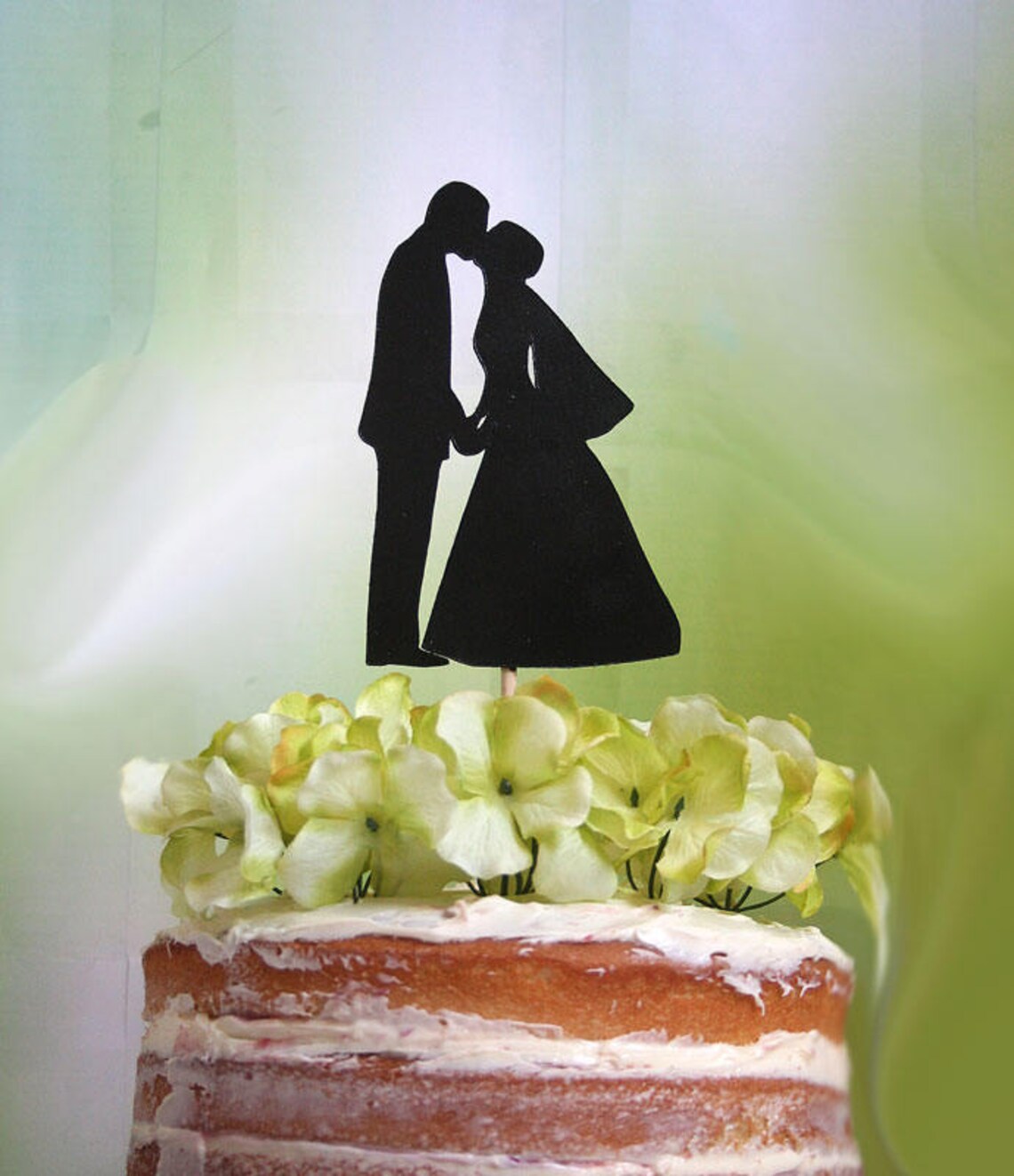Wedding Cake Topper Kissing Couple Cake Topper Custom | Etsy