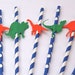 Dinosaur Party Straws, Dinosaur Decor, Set of 12 Straws, Custom Party ...