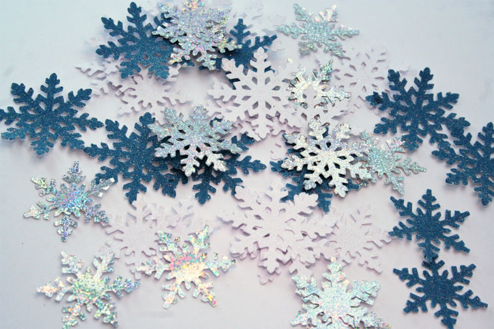 Snowflake Table Confetti Winter Wedding Table Decor - Etsy