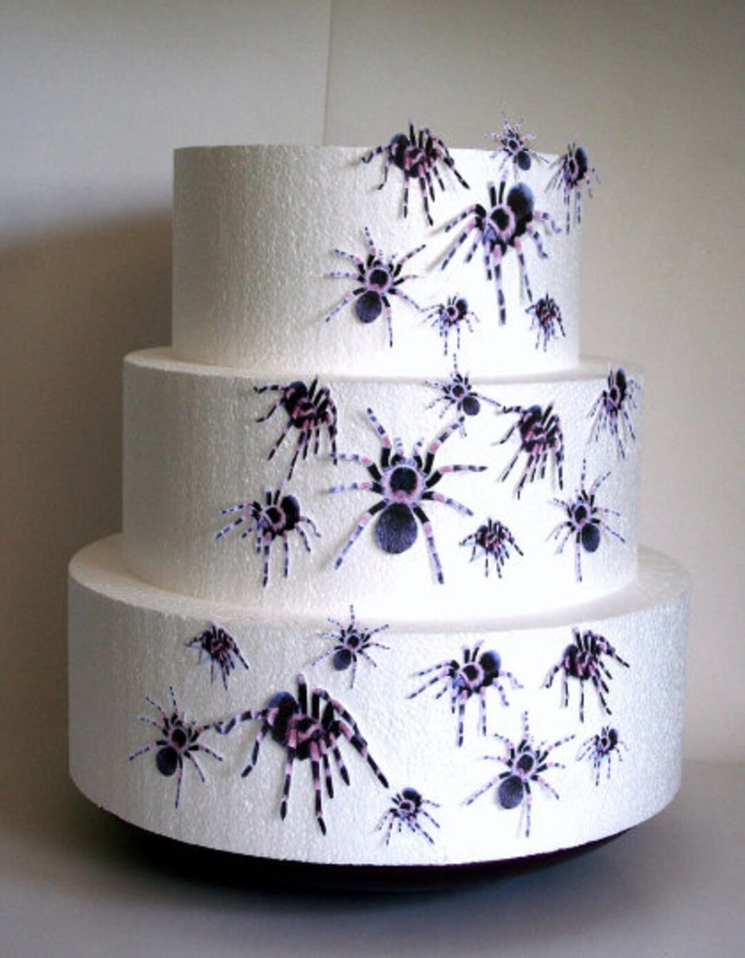 Wedding Cake Toppers, Halloween Cake Topper Edible Spiders, Set of 24 ...