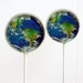 Planet Earth Wedding Favor Lollipops, World Wedding Favors Set of 30 ...