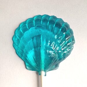 Seashell Lollipops in Various Colors, Beach Wedding Hard Candy, 5 ...