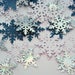 Snowflake Table Confetti Winter Wedding Table Decor - Etsy