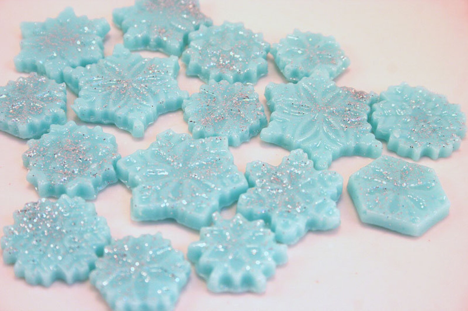 Snowflake Candies Winter Wedding Favors W/silver Edible - Etsy