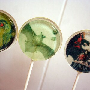 Halloween Party Wedding Favor Lollipops, Vampire, Dracula and Vampire ...