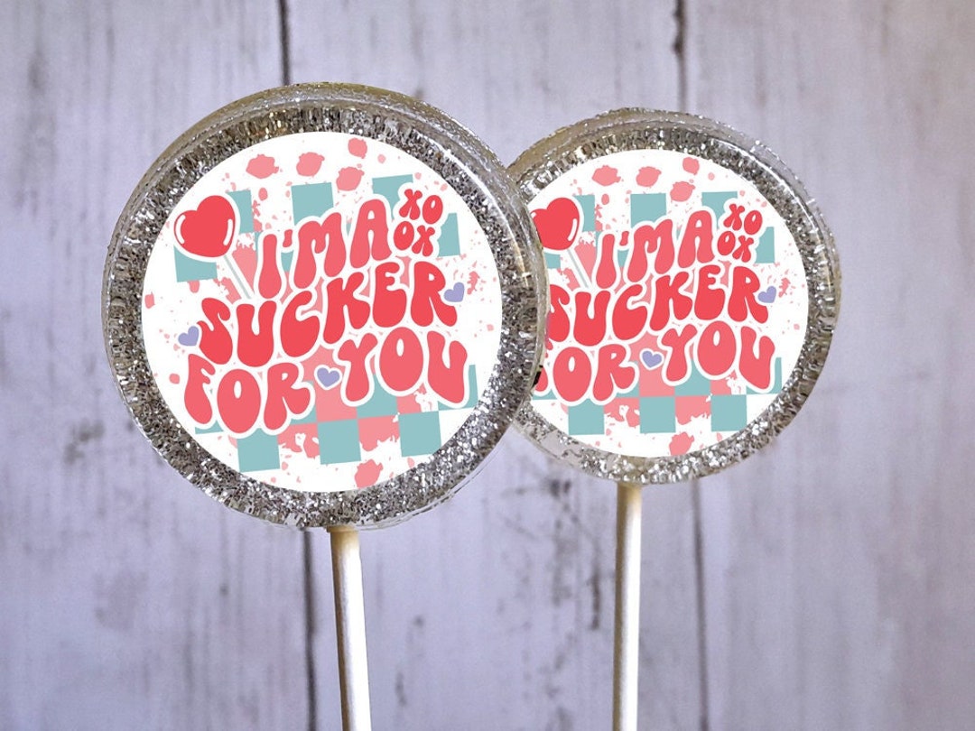 Valentine's Day Lollipops Set of 3, I'm a Sucker for You, Souvenir ...