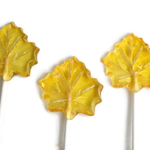 Fall Wedding Favor Lollipops Brown Fall Maple Leaf Autumn - Etsy