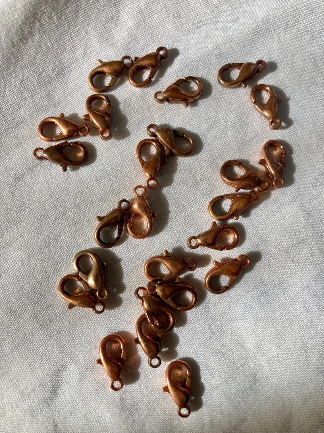 NWT 25 Copper Lobster Clasps for Jewelry Making - Etsy