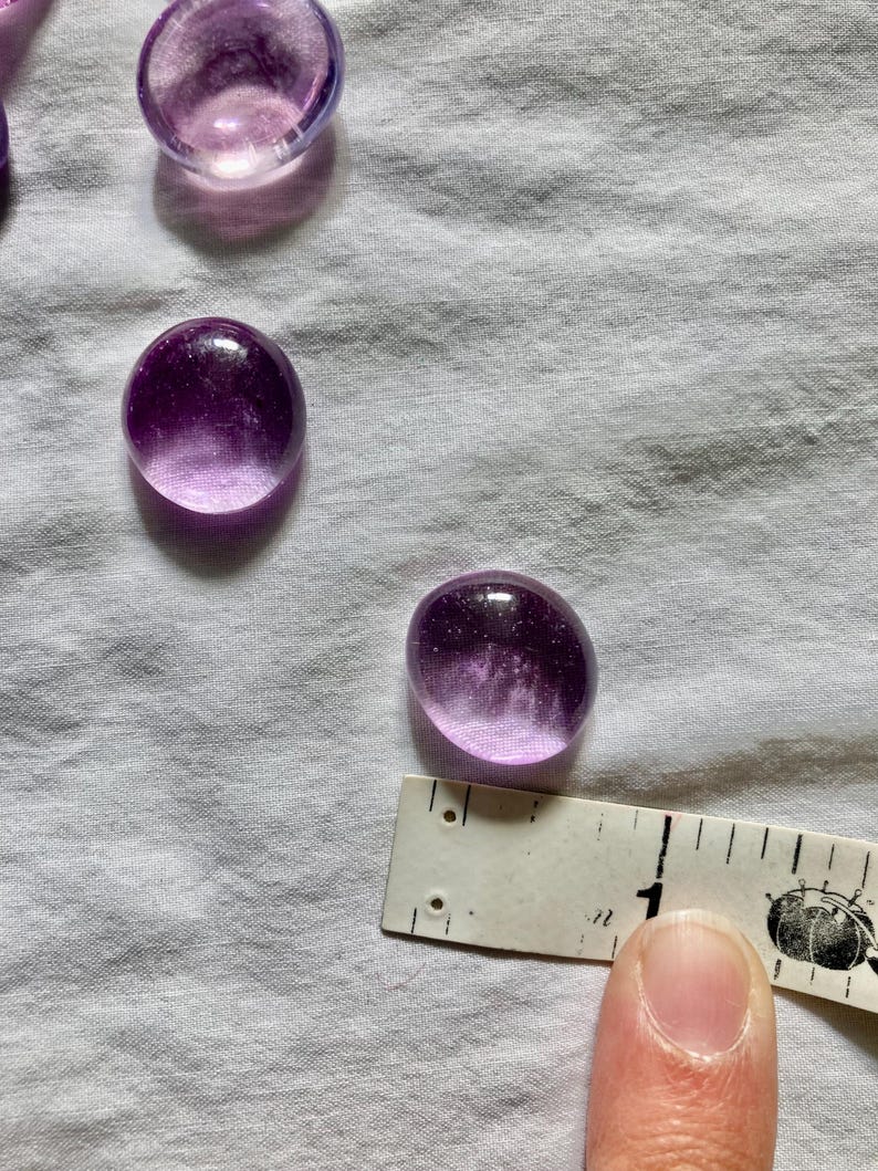 Lavender Purple Glass Round Pebbles for Mosaics, Crafts, or Home Decor ...