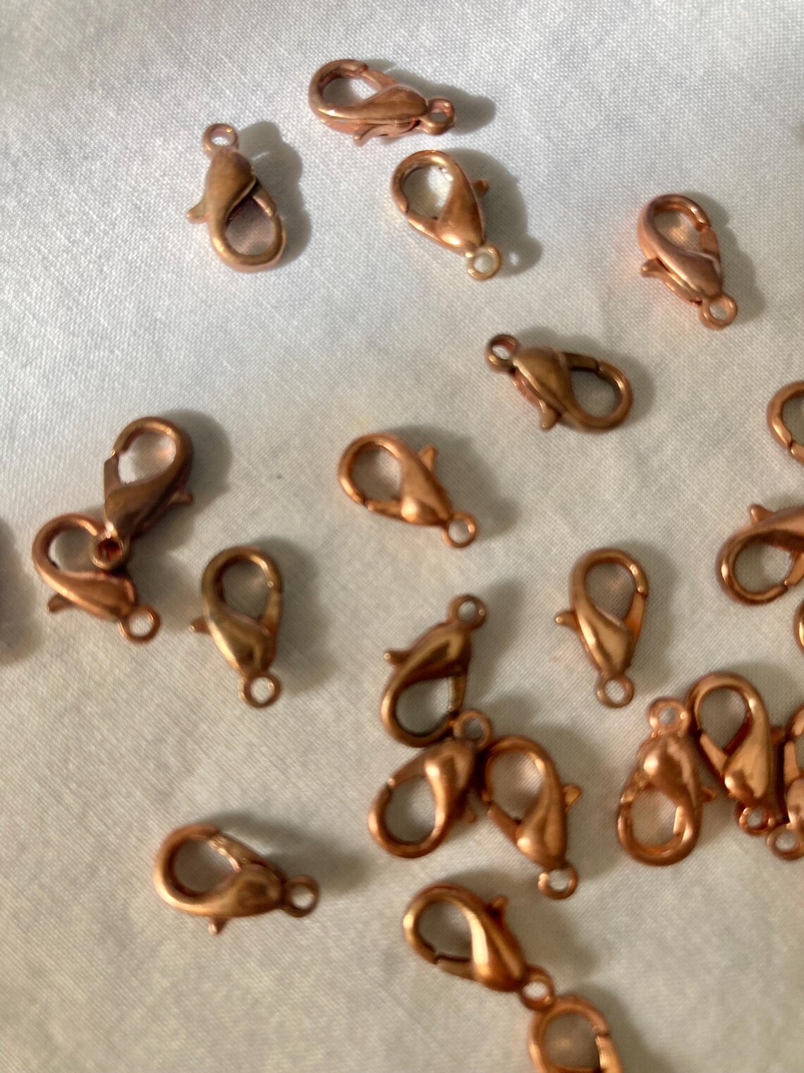 NWT 25 Copper Lobster Clasps for Jewelry Making - Etsy