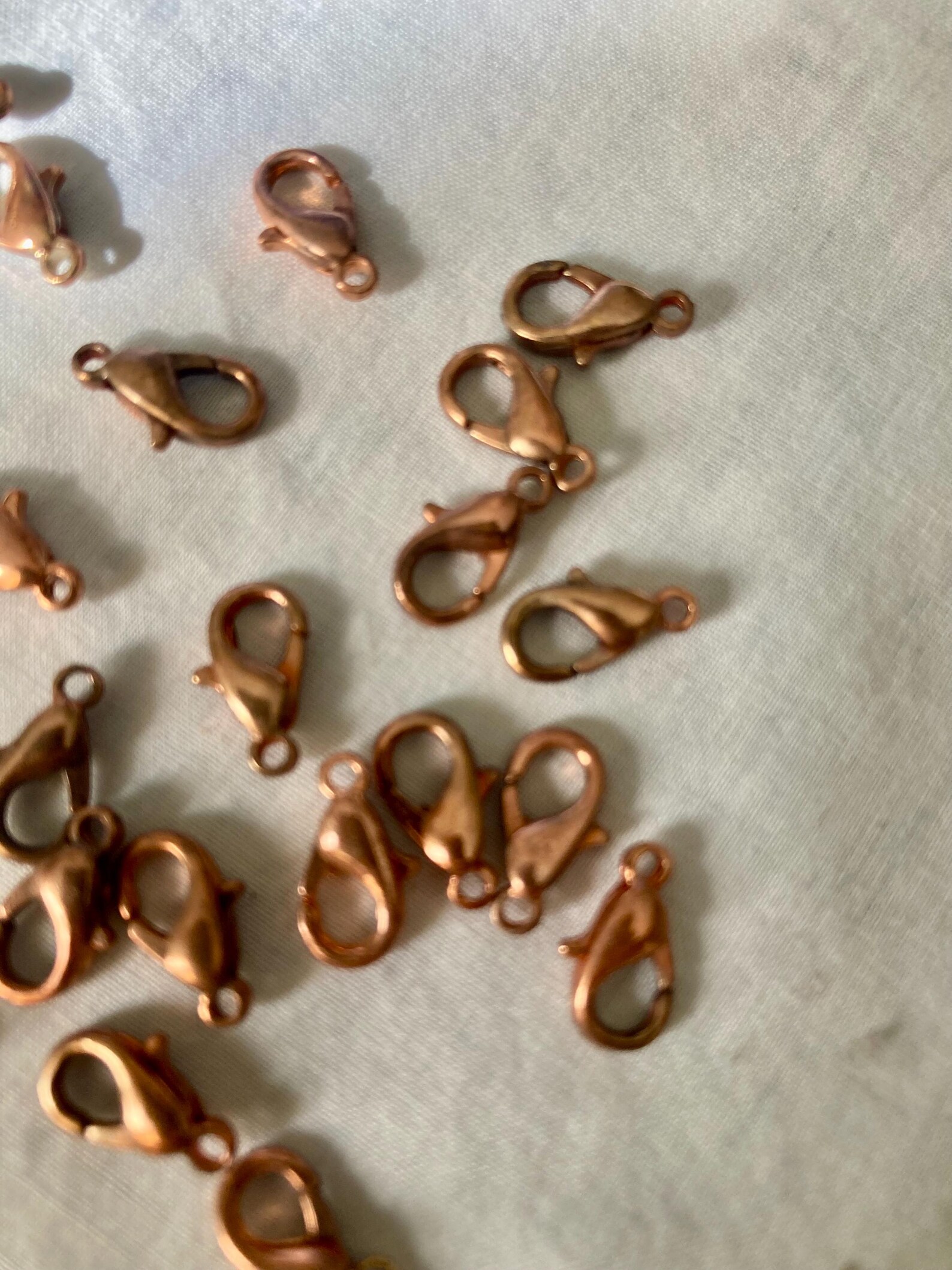 NWT 25 Copper Lobster Clasps for Jewelry Making - Etsy