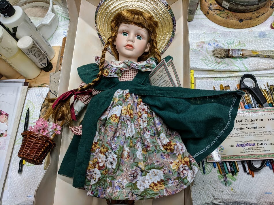 Angelina Conti colección 2000..porcelon muñeca 29.99 - Etsy España