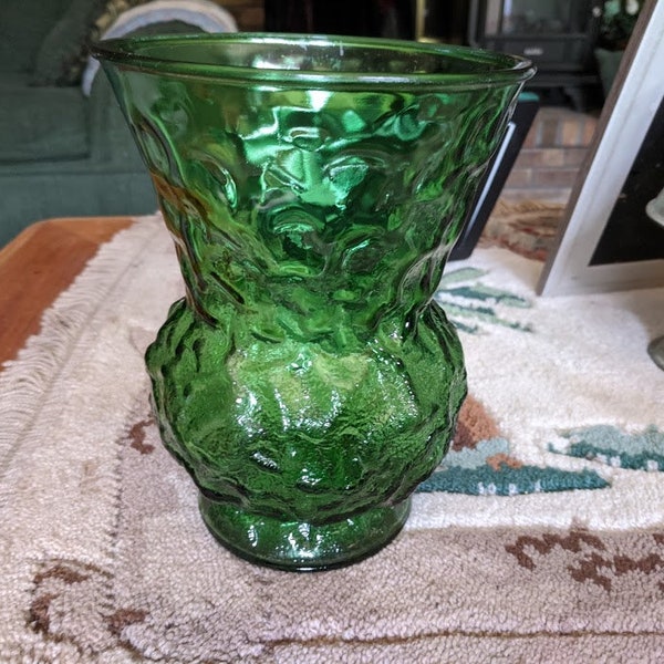 Bumpy Glass Vase - Etsy