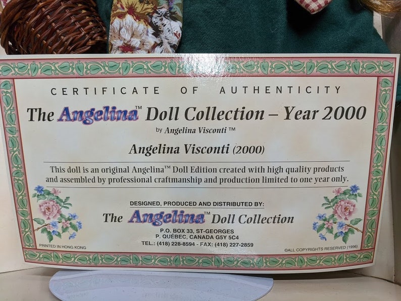 Angelina Conti colección 2000..porcelon muñeca 29.99 - Etsy España