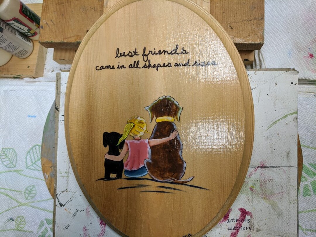 Wood Plaque: Friends Come in All Shapes and Sizes - Etsy
