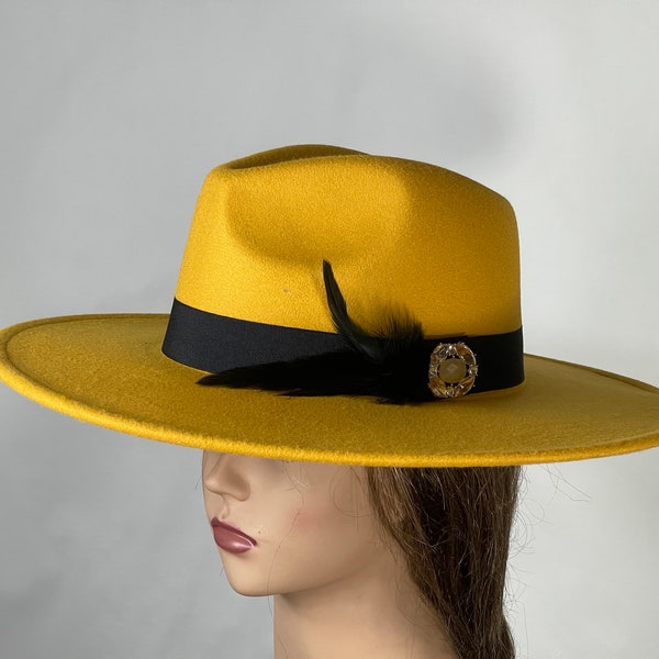 Mustard Yellow Hat - Etsy